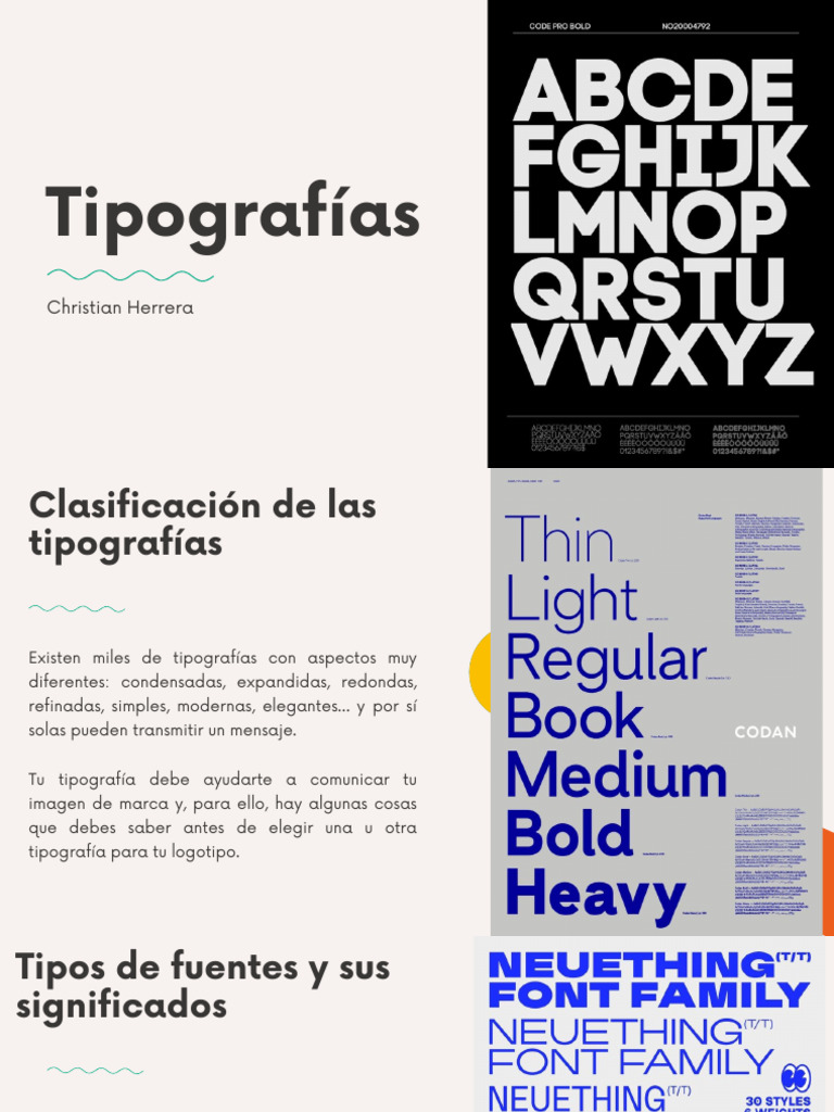 Tipografías | PDF | Serif | Tipografía