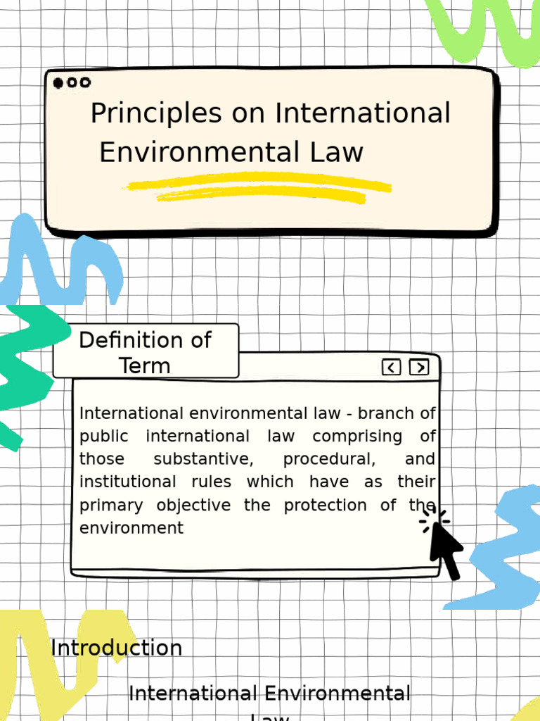 Principles On International Environmental Law | PDF | Environmental Law ...