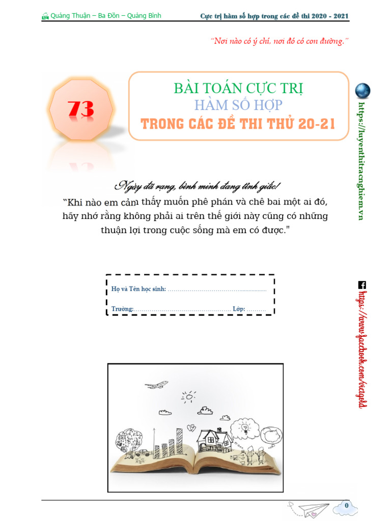 73-bai-toan-cuc-tri-ham-so-hop-trong-cac-de-thi-thu-thpt-mon-toan | PDF
