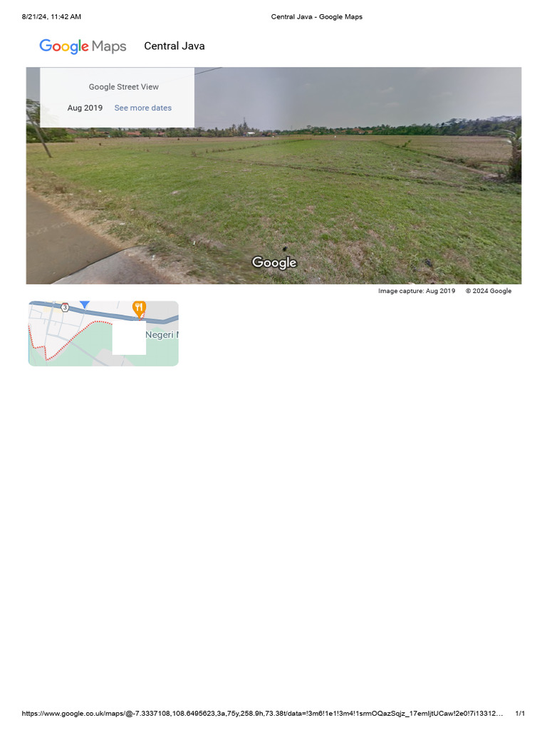 Central Java - Google Maps KR - Anyar | PDF