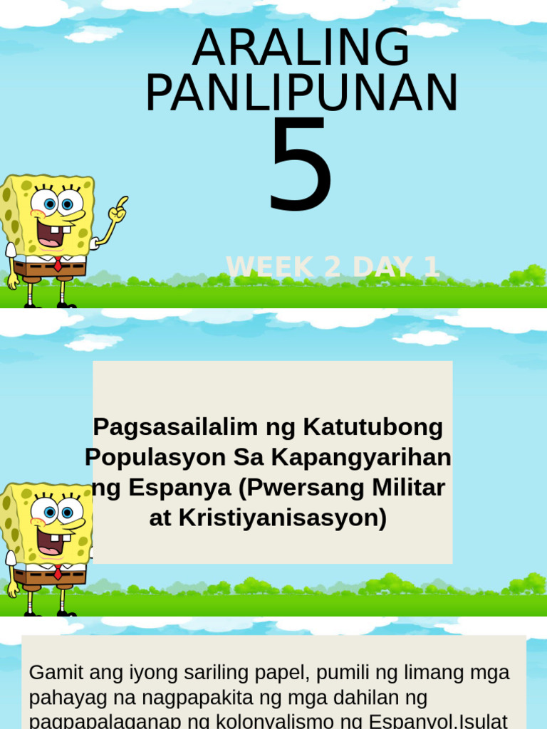 AP 5 Q2 WEEK 2 | PDF