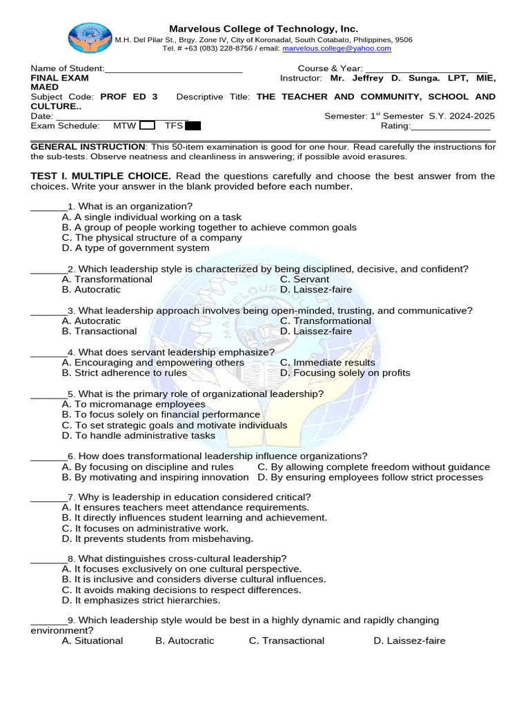 PROF ED 3 real | PDF | Society | Reality