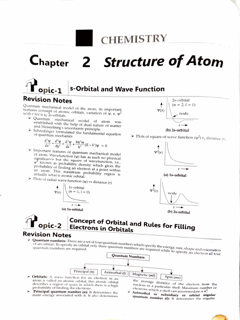 Quantum Mechanics and Atomic Orbitals | PDF | Ionic Bonding | Atomic ...