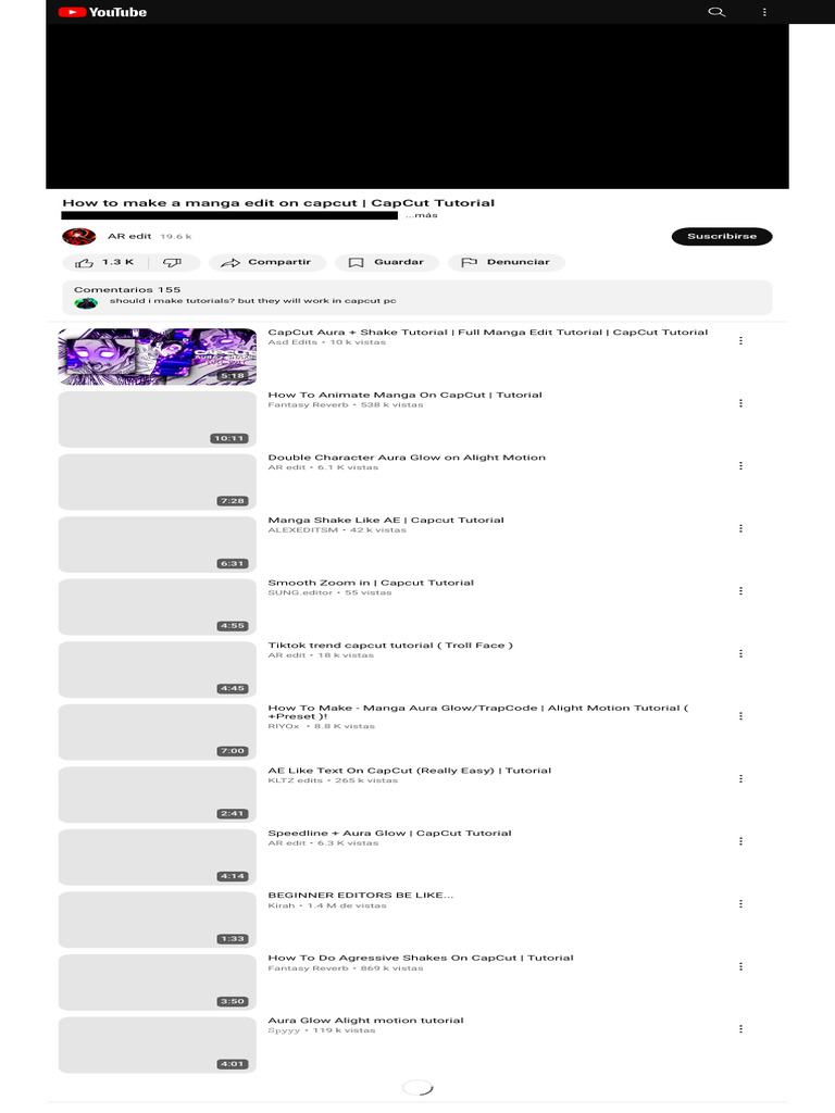 How To Make A Manga Edit On Capcut Capcut Tutorial Youtube Pdf