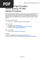 B737-800 PFD Diagram Overview | PDF