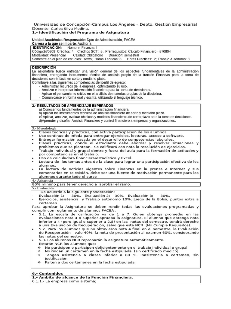 prog-fin1-2018__malla_nueva | PDF | Plan de estudios