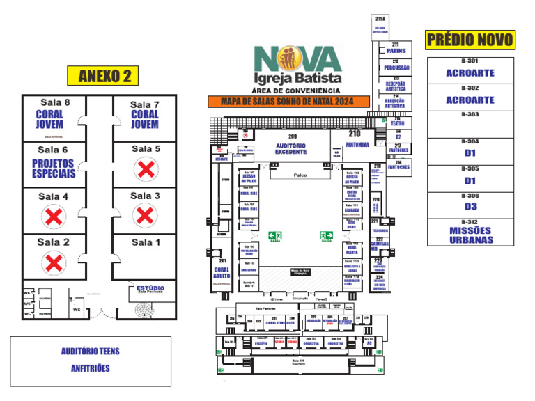 Mapa de Salas SDN 2024 | PDF
