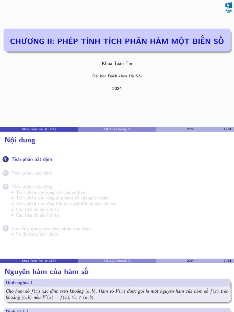 MI1113 Chuong 2 | PDF