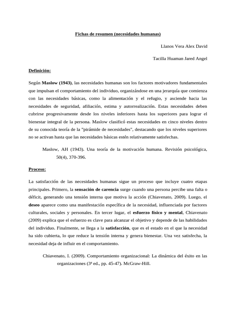 Fichas Resum Final | PDF | Sicología | Conceptos psicologicos