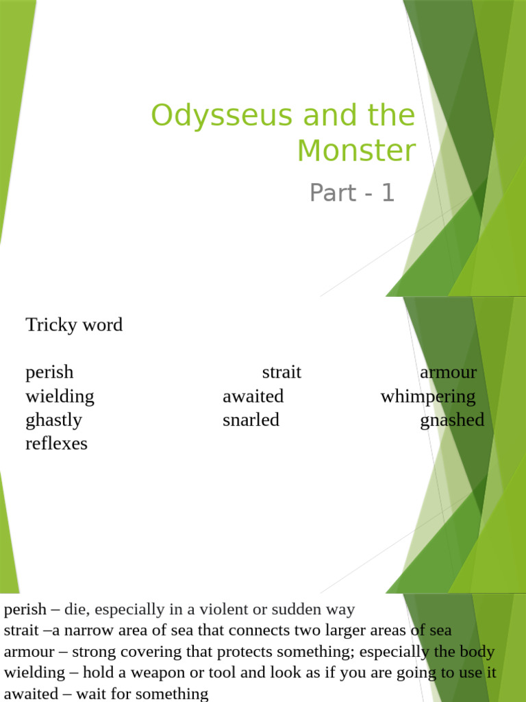 Odysseus and The Monster | PDF