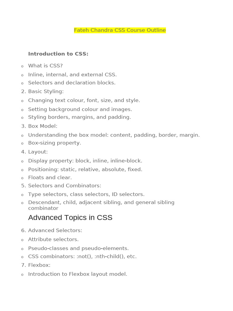 CSS Mastery for Web Developers | PDF