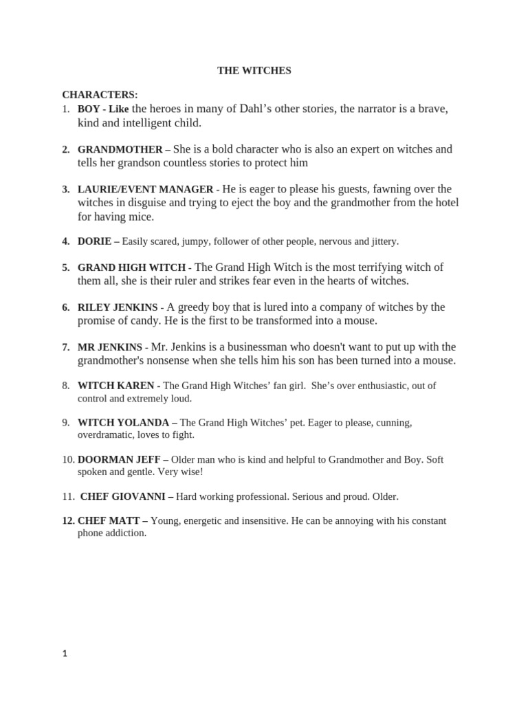 THE WITCHES 2024 (1) | PDF