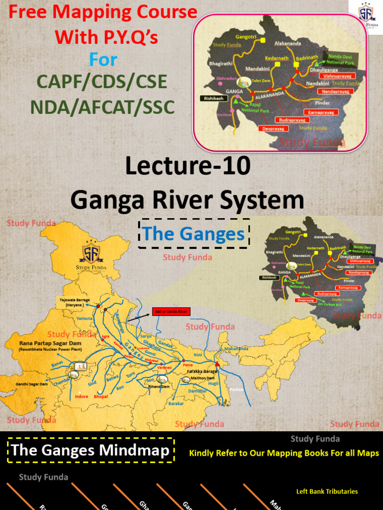 Ganga River System Overview and Maps | PDF | Bodies Of Water | Earth ...