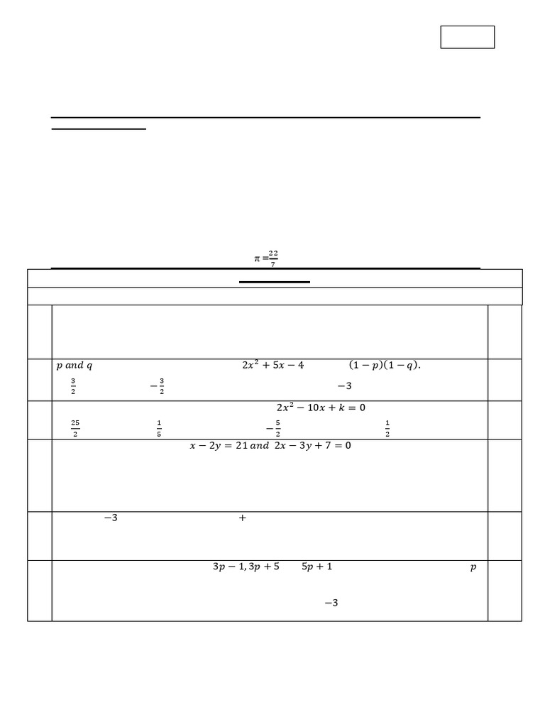PB-1 (2024-25)Maths- SET-2 QP | PDF | Circle | Quadratic Equation