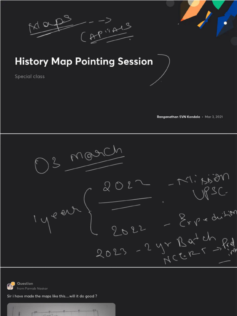 History Map Pointing Session With Anno | PDF