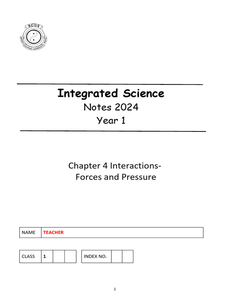 Chap 4 Forces And Pressure Pdf Force Weight