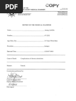 Generic Autopsy Report Template | PDF | Lung | Stomach