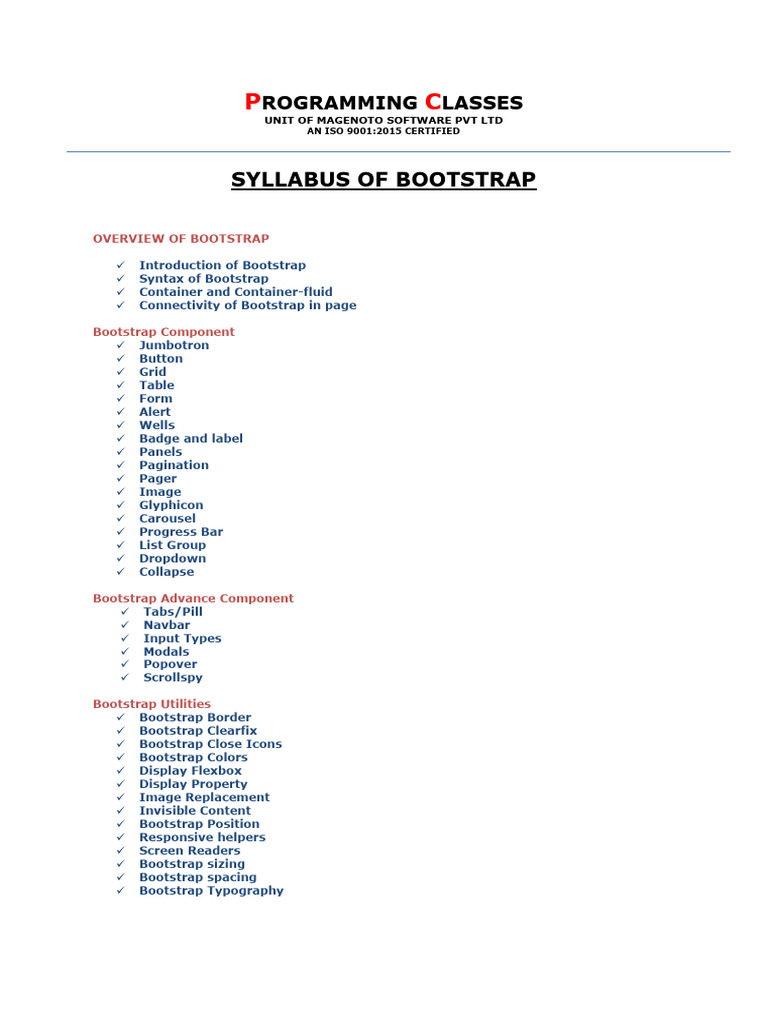 bootstrap-syllabus | PDF bootstrap-syllabus | PDF