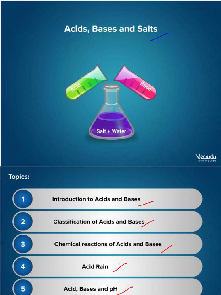 Acid Bases and Salts | PDF