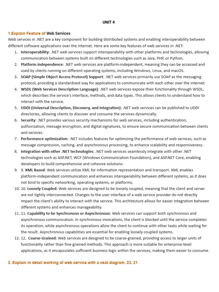 Unit 4 | PDF | Soap | Model–View–Controller