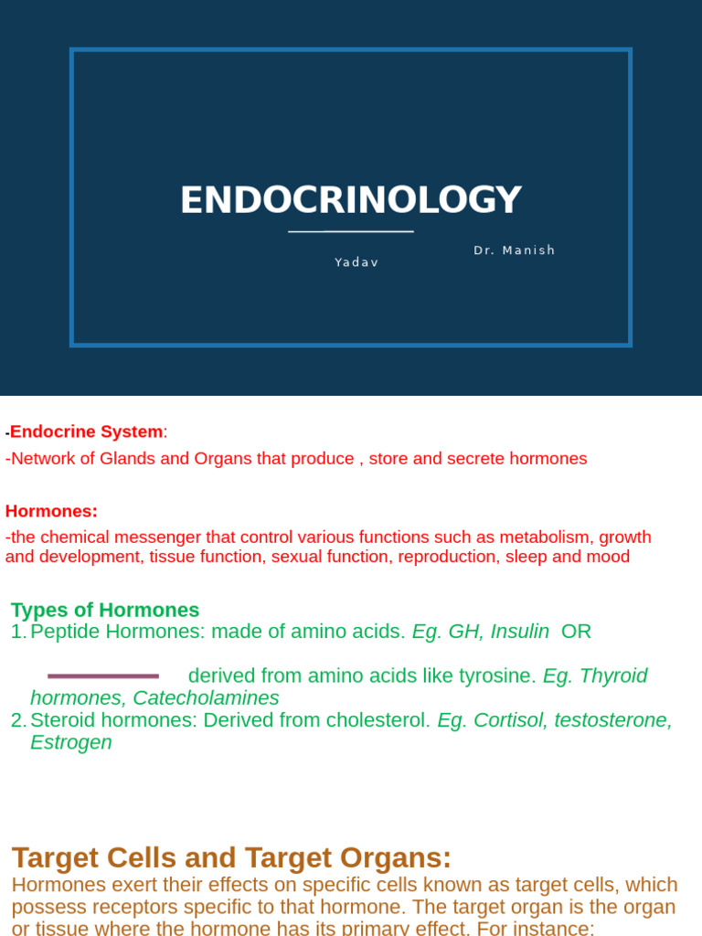ENDOCRINOLOGY | PDF | Hormone | Animal Anatomy