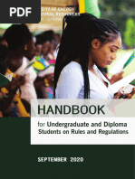 Graduate Students's Handbook | PDF | Thesis | Doctor Of Philosophy