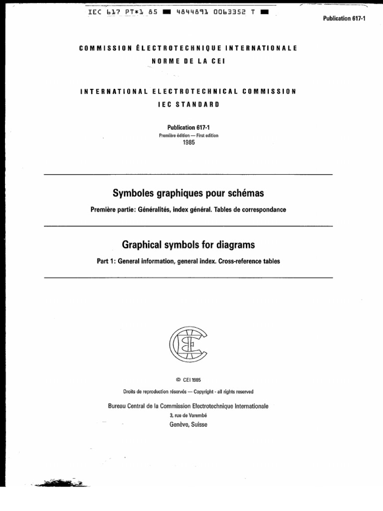 IEC 60617 Graphical Symbols Overview | PDF | International ...
