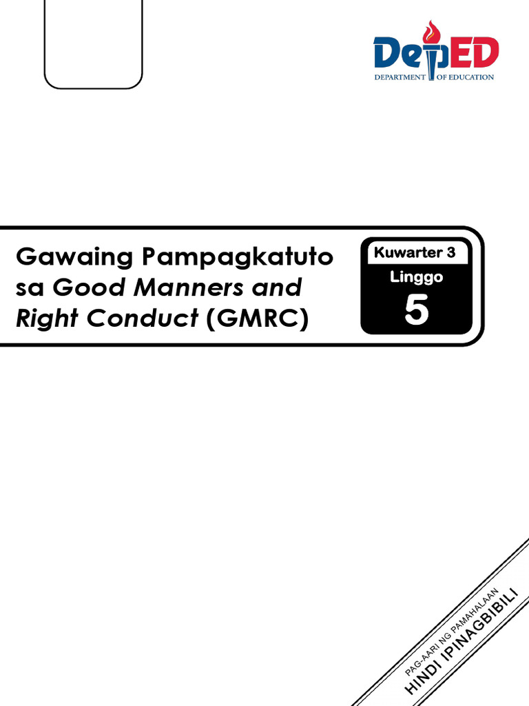 Las GMRC-1-Q3 W5 | PDF