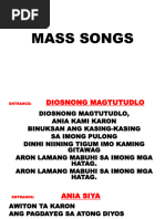 Mga Awiting Pamasko 1 | PDF