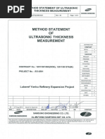 UT Procedure For Thickness Measurement Rev 07 | PDF | Calibration ...