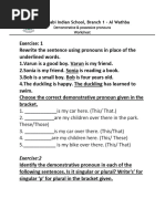 Interrogative Pronouns Worksheet | PDF | Question | Pronoun