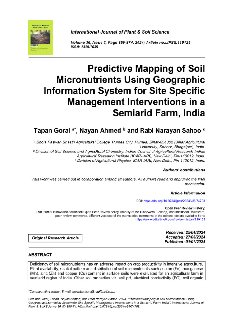 Predictive Mapping of Soil (1) | PDF | Coefficient Of Variation | Root Mean Square Deviation