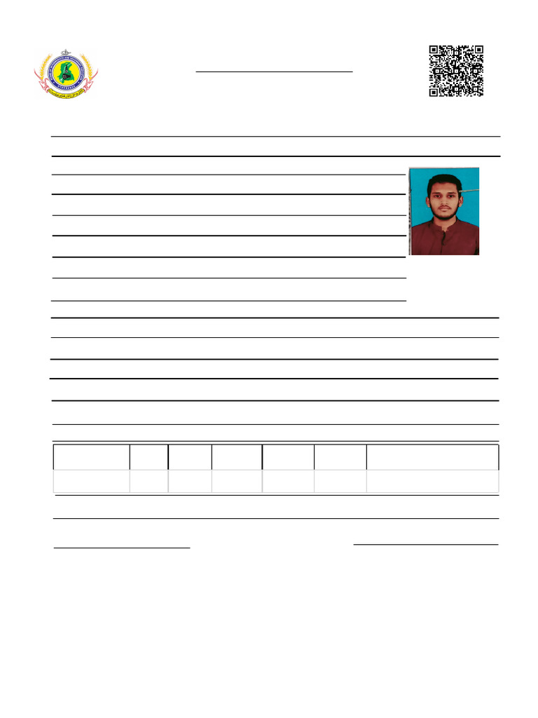 HSC Part I Enrollment Form 2023-2024 | PDF