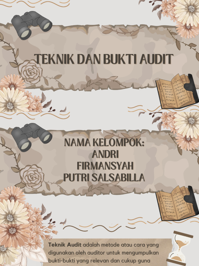 teknik dan bukti audit | PDF