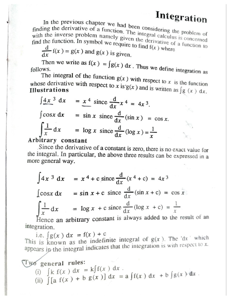 Unit v Integration | PDF