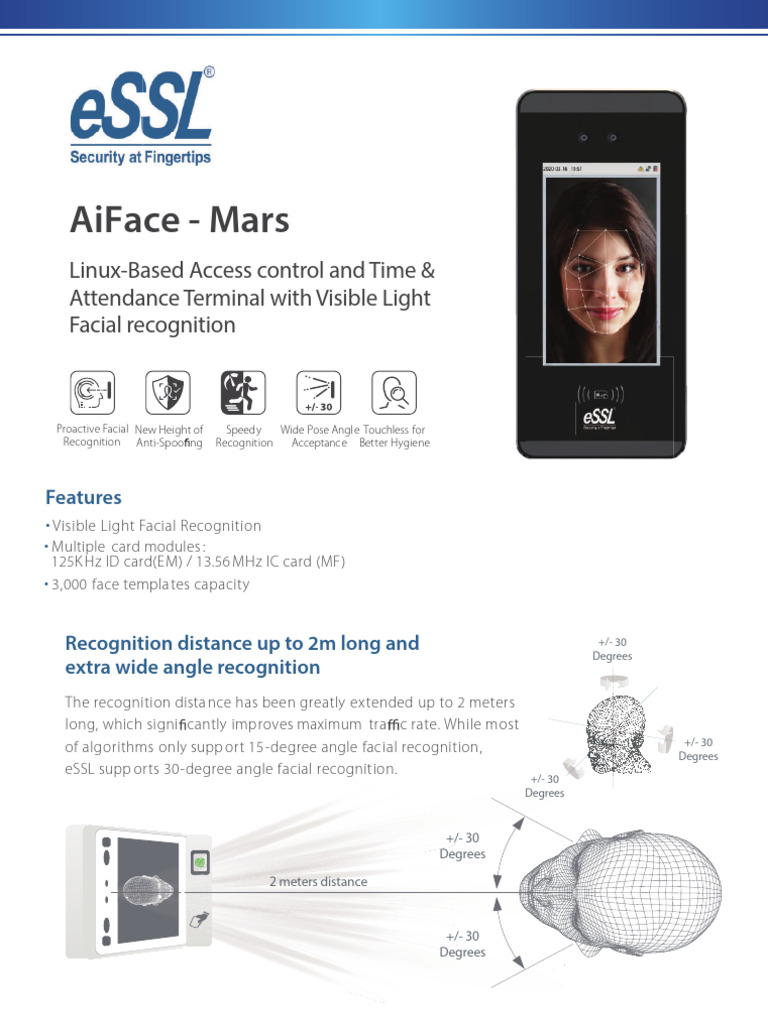 Aiface-Marscompressed New | PDF | Access Control | Smart Card