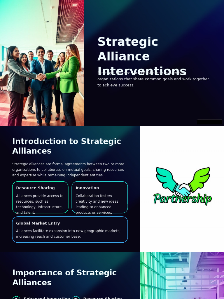 Strategic Alliance Interventions | PDF | Collaboration | Governance
