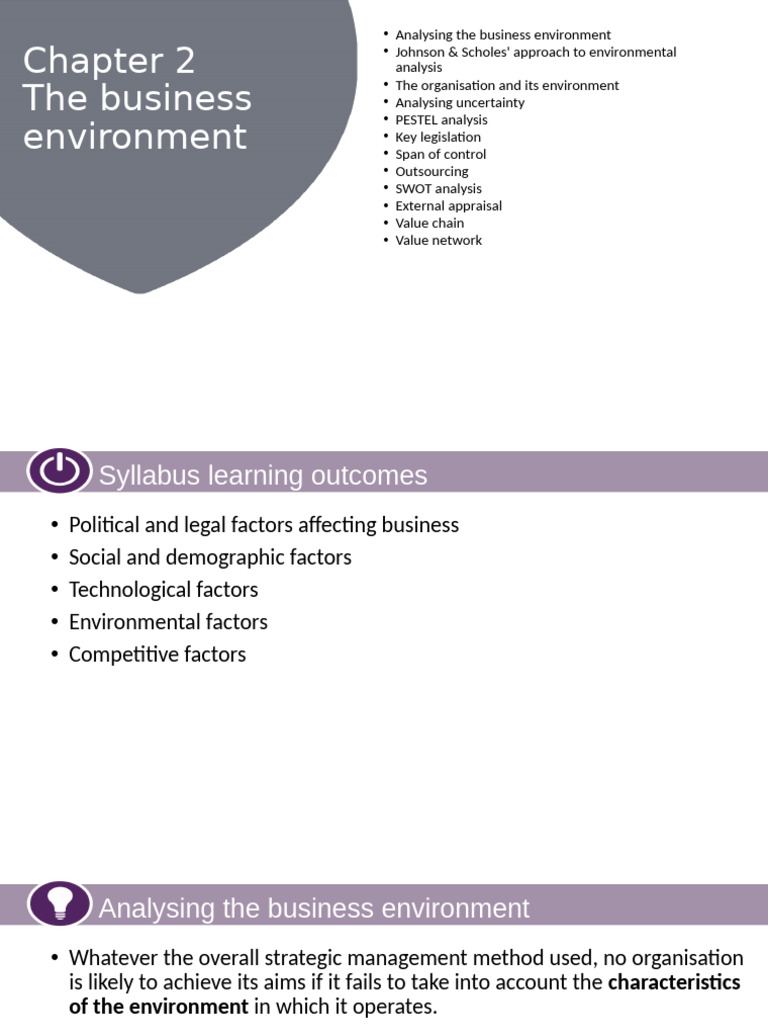 2. Chapter 2 | PDF | Logistics | Swot Analysis
