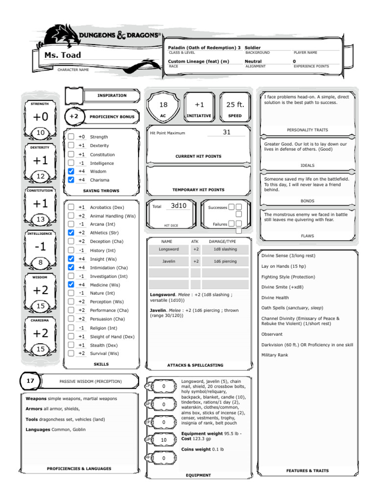 Ms.toad[Paladin] | PDF