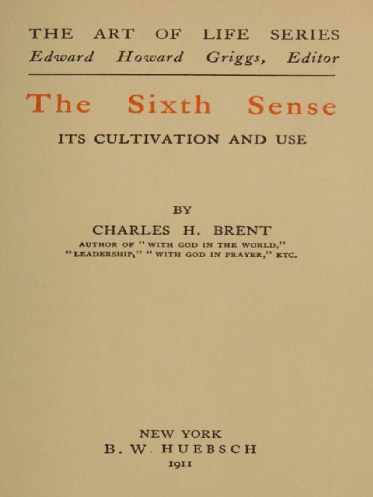 The Sixth Sense | PDF | Senses | Perception