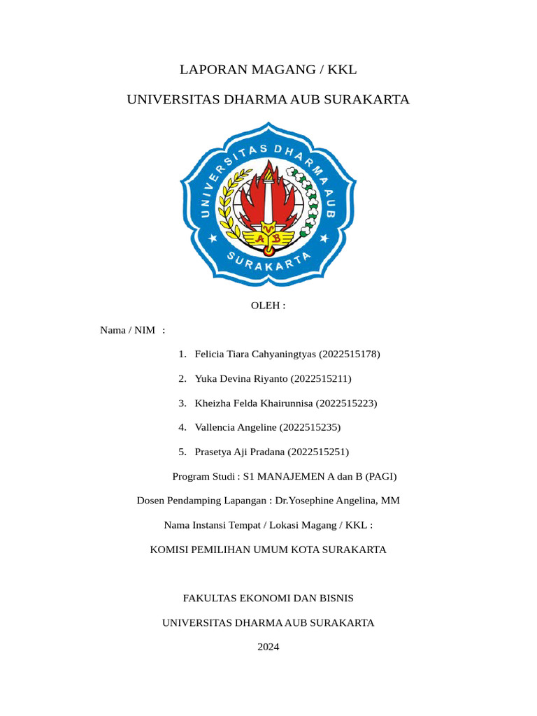 Laporan Magang KPU Fix (3) | PDF