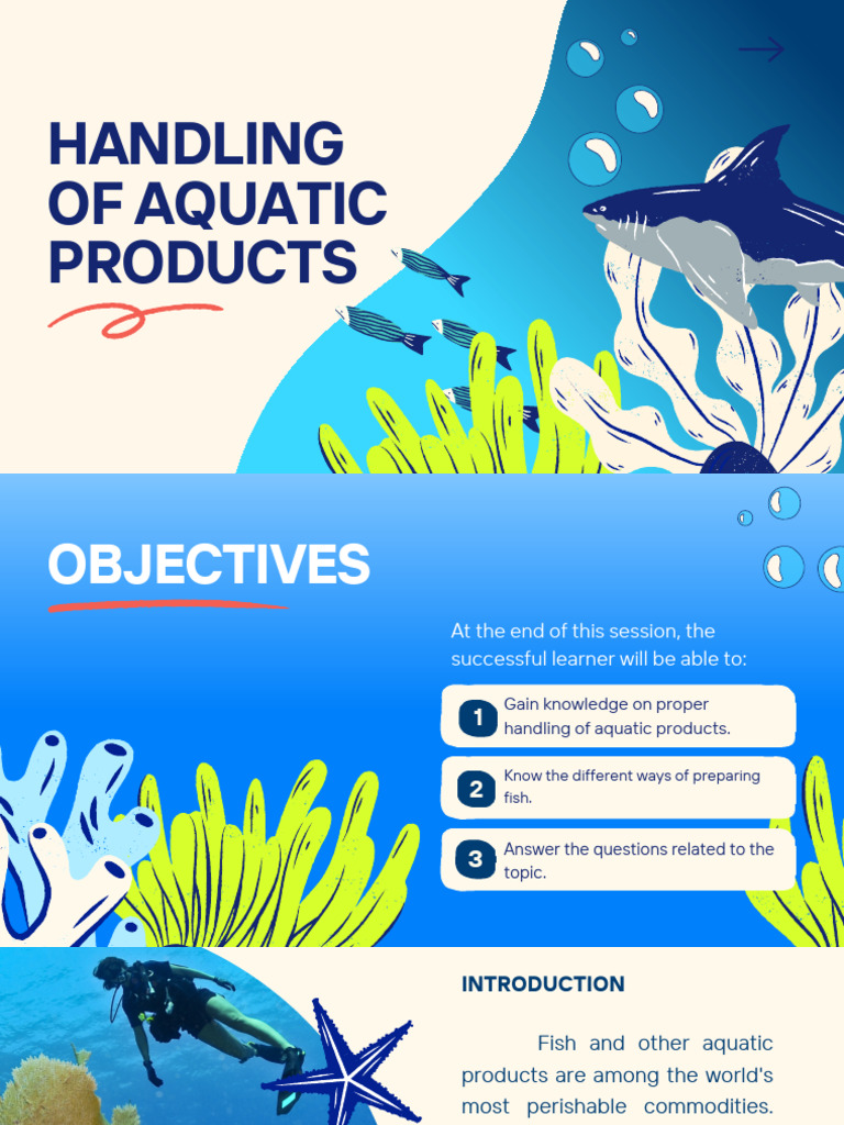 4 Handling of Aquatic Products | PDF | Ice | Hygiene