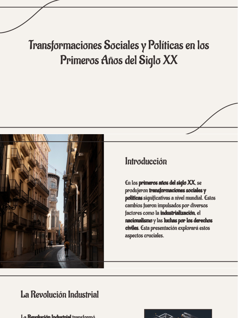 Transformaciones-Sociales-Y-Politicas-En-Los-Primeros-Anos-Del-Siglo-Xx-Clase 9 de 2 de Bachi | PDF