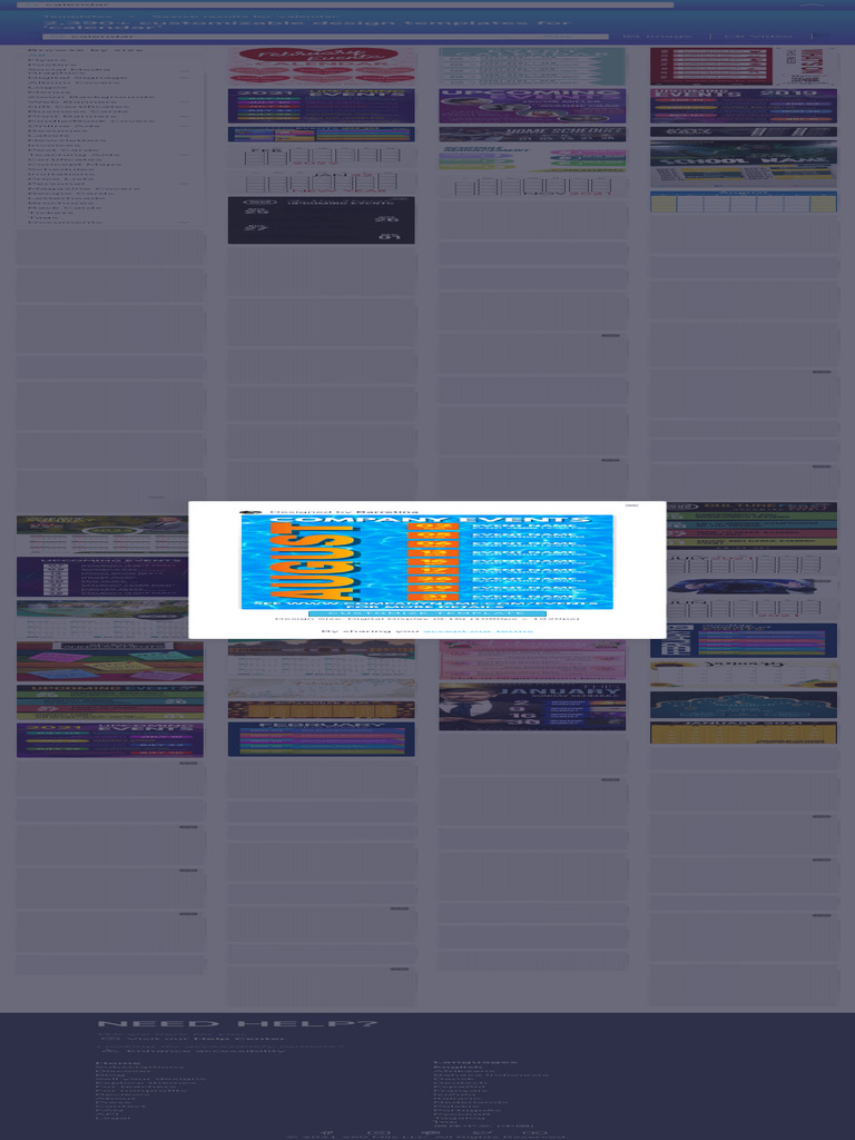 2,390+ calendar Customizable Design Templates PosterMyWall | PDF ...