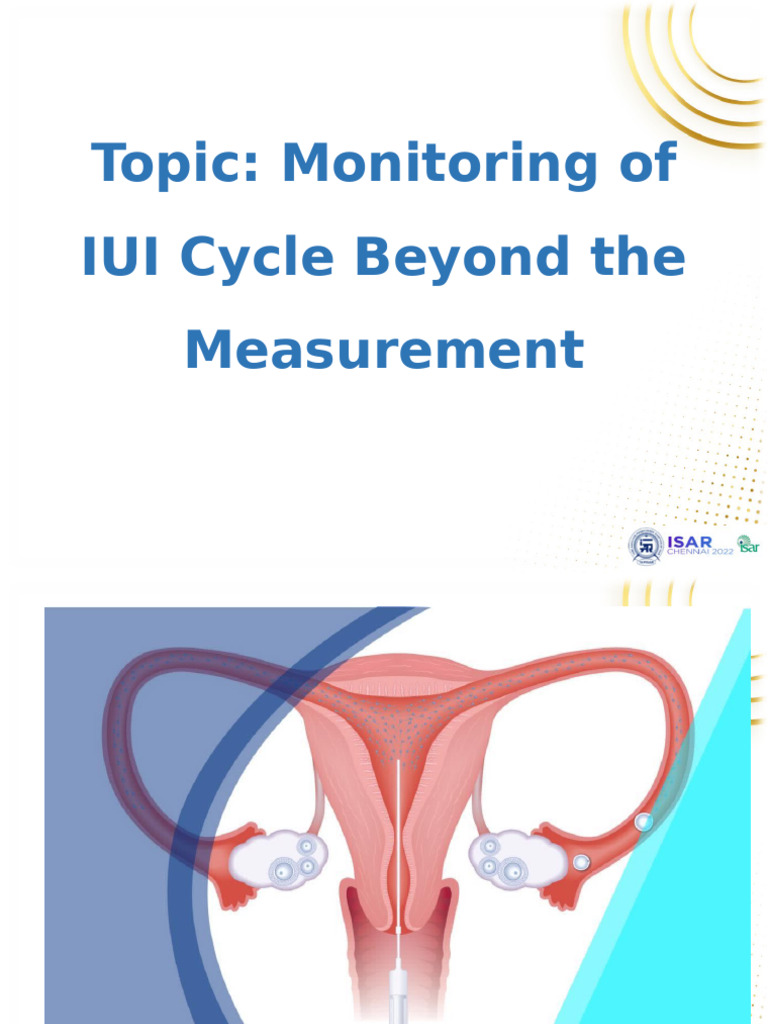 Monitoring of IUI Cycle Beyond The Measurement | PDF | Infertility | Human Chorionic Gonadotropin