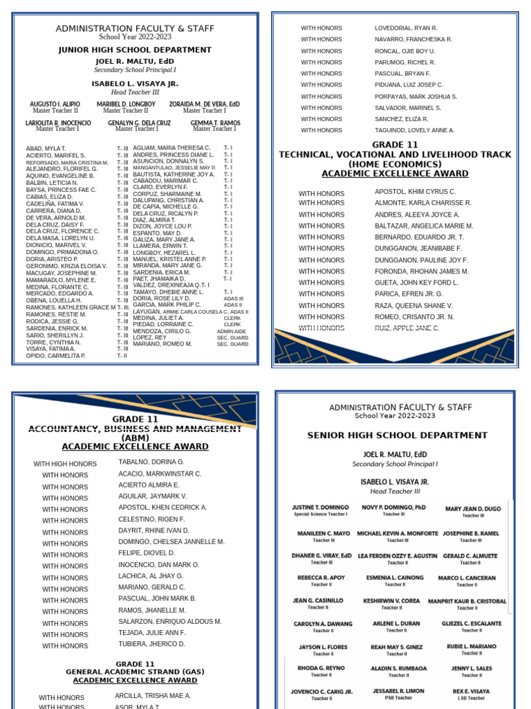 RECOGNITION-INVITATION | PDF