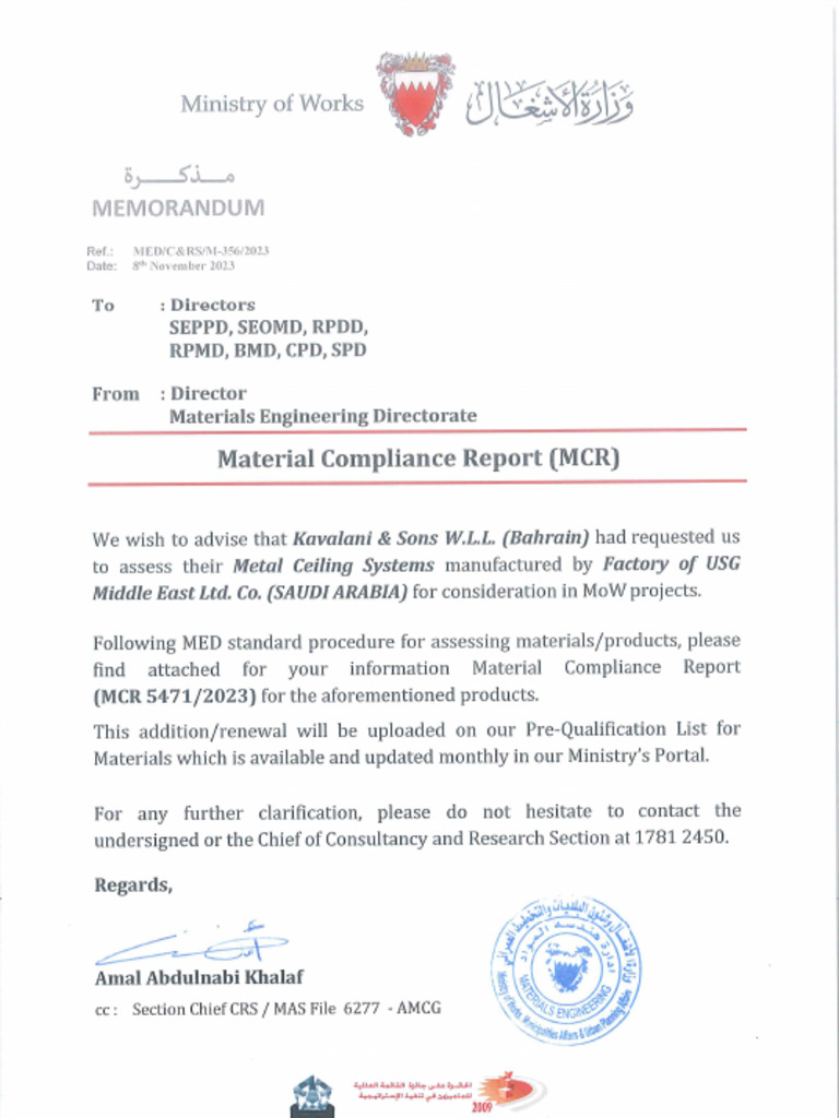 MCR For Usg Aluminium Ceiling Tiles-Open Cell-Strip Ceiling | PDF