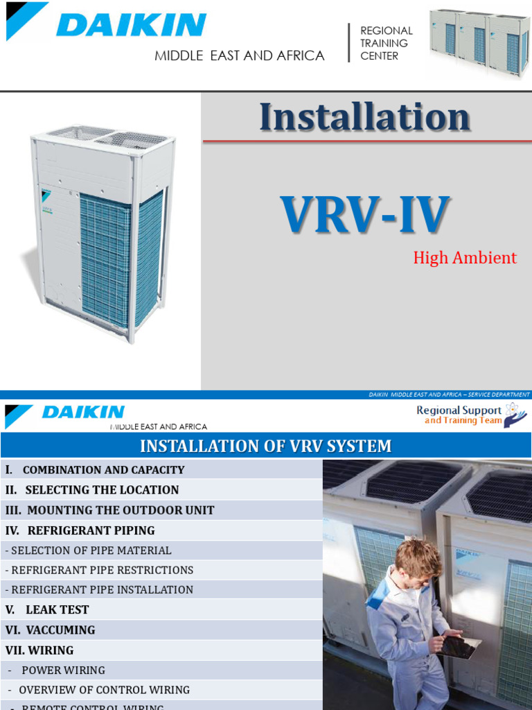 3.DKSA VRV IV HA - Installation | PDF | Thermal Insulation | Pipe (Fluid Conveyance)
