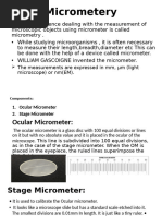 Microscope Lab - Estimating Field Diameter | PDF | Lens (Optics) | Optics