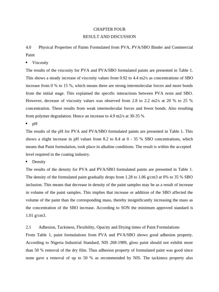 Emulsion Paint CHPT 4 & 5 | PDF | Paint | Volatile Organic Compound